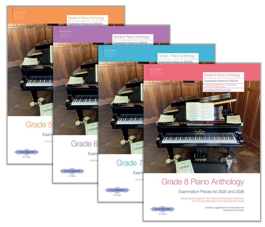 (Package) Grade 5-8 Piano Anthology Examination Pieces for 2025 and 20 ...