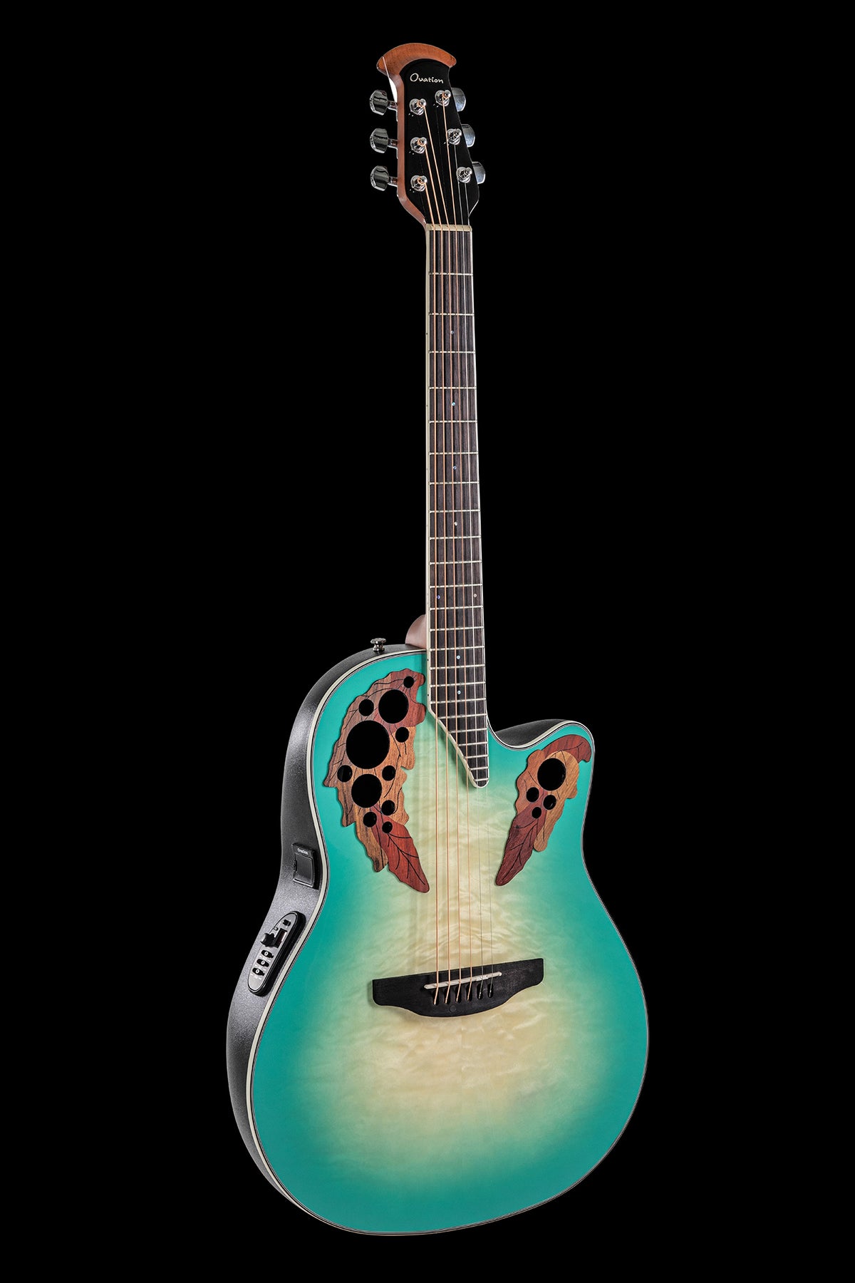 Ovation E-Acoustic Guitar Celebrity Elite Plus Mid Cutaway, Mintburst ...