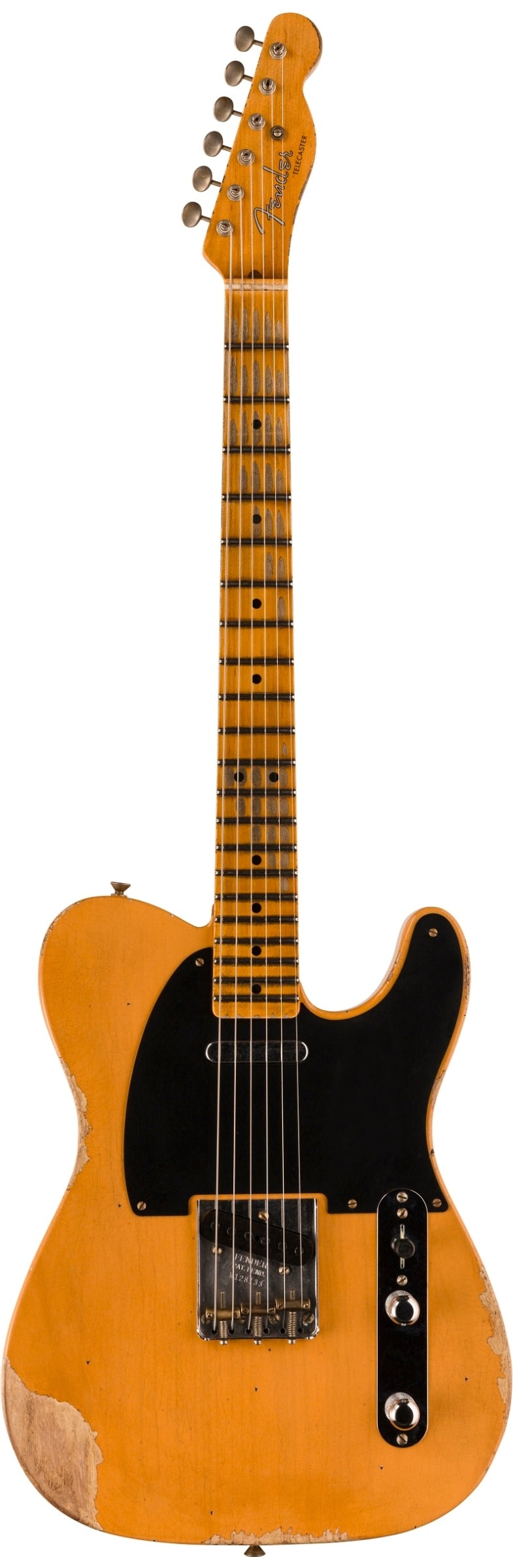 2022 TIME MACHINE '52 TELE® - HEAVY RELIC®, AGED NOCASTER® BLONDE — Tom ...