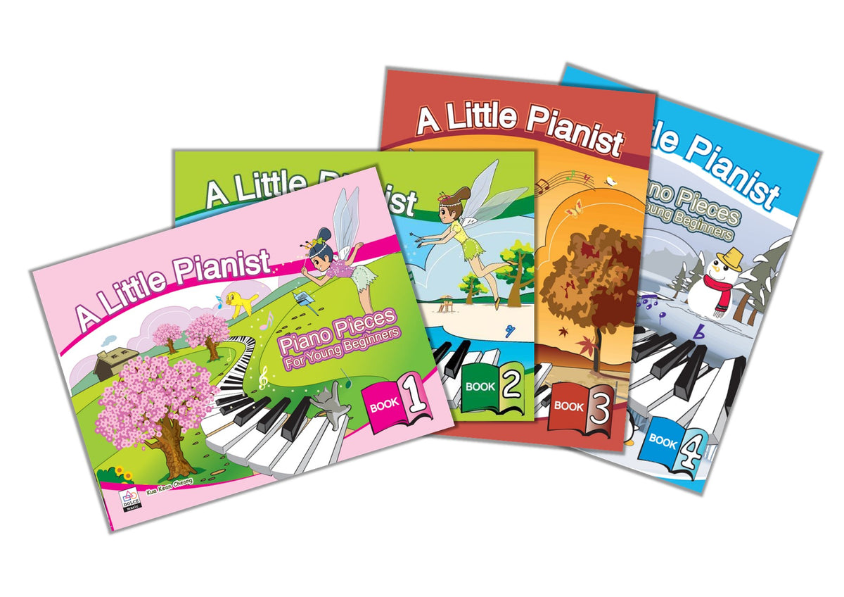 (Package) A Little Pianist Piano Pieces for Young Beginners Book 1-4 ...