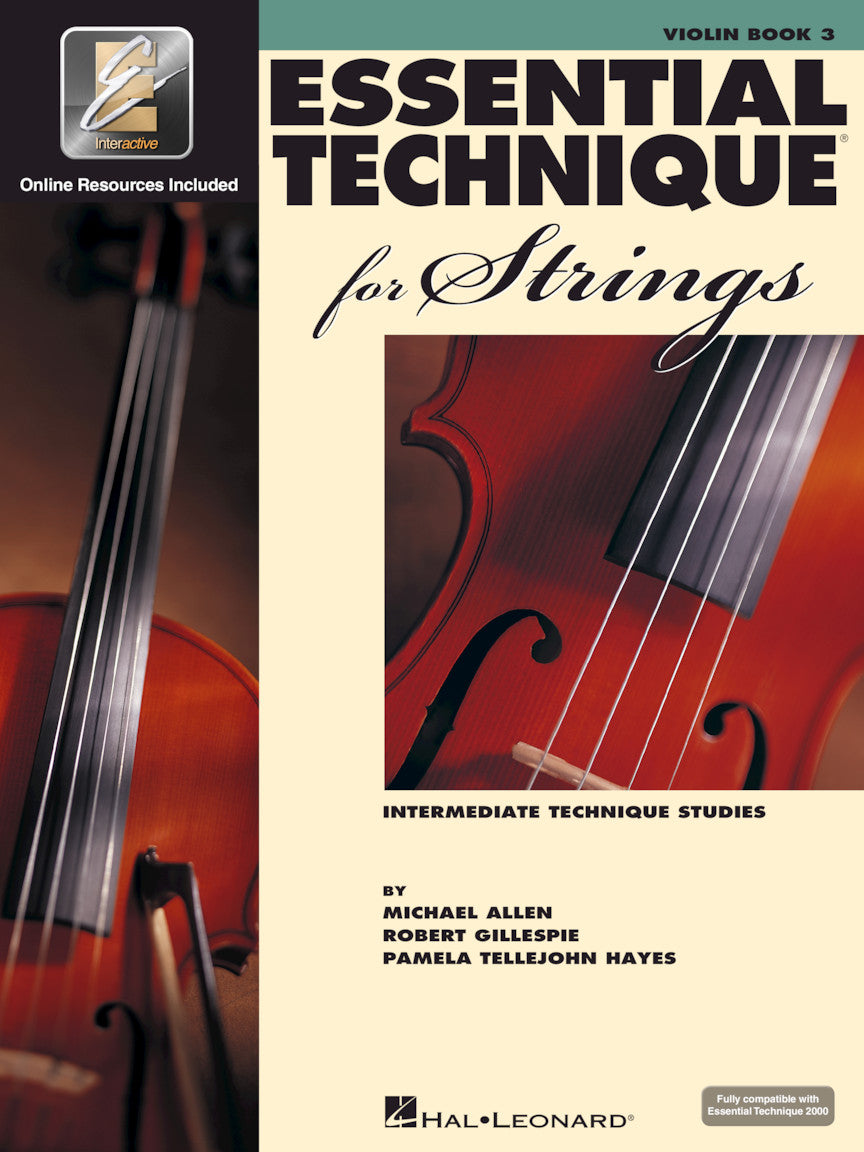 Essential Technique For Strings – Book 3 with EEi (For Violin) 小提琴教本 第 ...