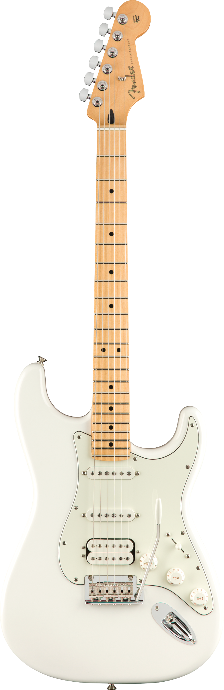 Fender Player Stratocaster® HSS, Maple Fingerboard, Polar White — Tom ...