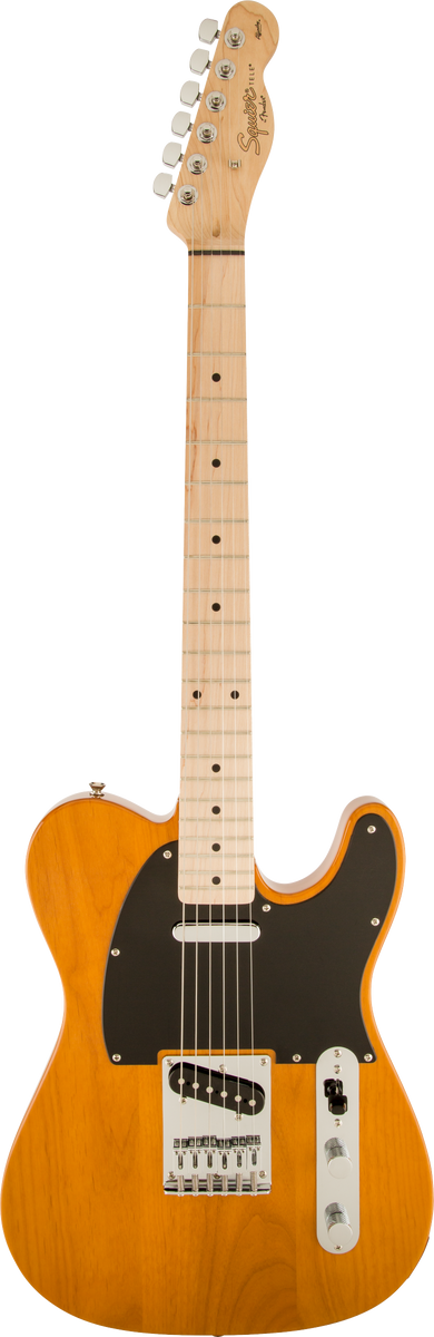 Squier Affinity Series™ Telecaster®, Maple Fingerboard, Butterscotch B ...