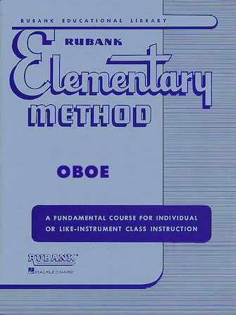 Rubank Elementary Method Oboe — Tom Lee Music