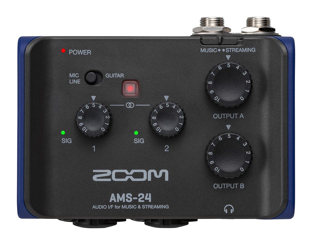 Zoom AMS-24 Audio Interface for Music and Streaming — Tom Lee Music