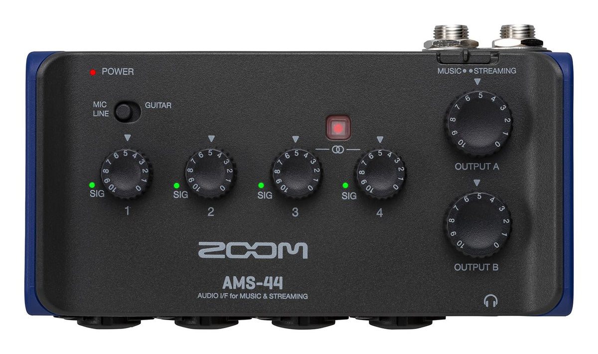 Zoom AMS-44 Audio Interface for Music and Streaming — Tom Lee Music