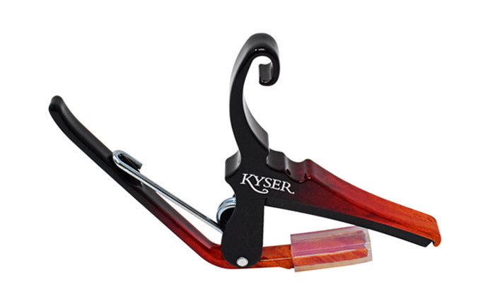 Kyser Quick-change Acoustic Guitar Capo (Sunburst) — Tom Lee Music
